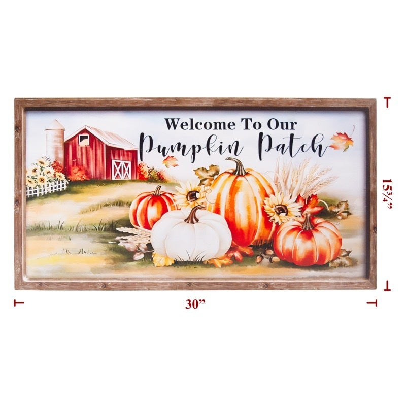 Metal Pumpkin Patch Barn Sign | Buckeye Craft & Home Decor